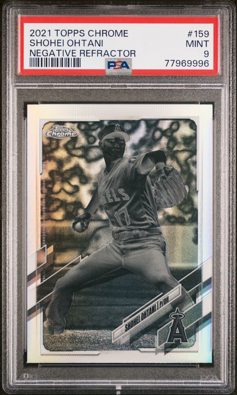 2021 Topps Chrome - Shohei Ohtani #159 Negative Refractor for sale ...