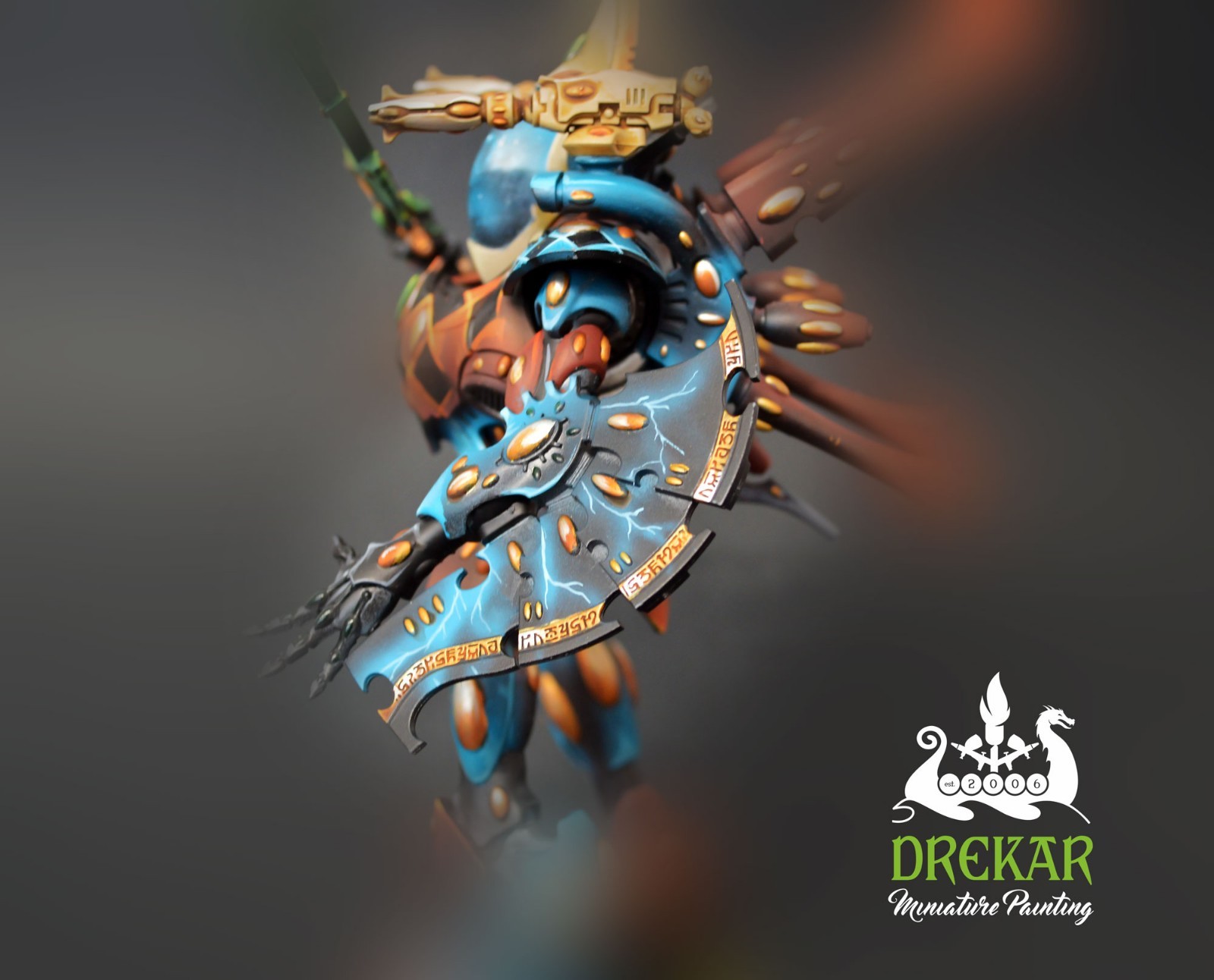 Wraithknight Eldar craftworlds warhammer 40K ** COMMISSION ** painting ...