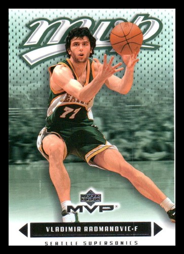 2003-04 Upper Deck MVP #174 Vladimir Radmanovic NBA Seattle Supersonics ...