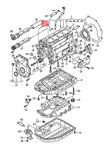 tube for Oil dipstick VW AUDI Beetle Convertible CC Eos 06J115610L | eBay