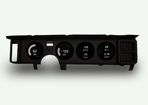 82-90 Firebird Trans Am Digital Dash Panel White LED Gauges Knight ...