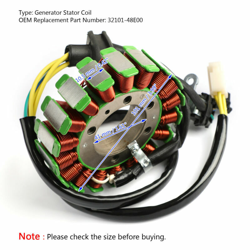 Generator Stator Spule für Suzuki VZ800 Marauder 800 1997-2004 32101 ...