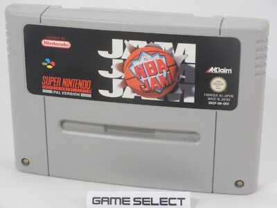 NBA Jam Basket Nintendo SNES Super NES 16 Bit EU EUR PAL UKV Original ...
