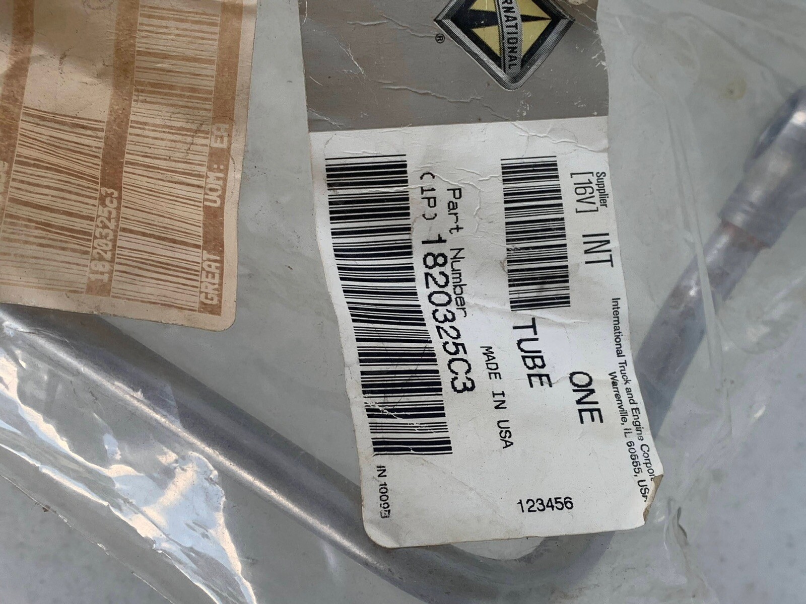 Navistar Tube ASSY Final Filter Inlet 1820325C3 for sale online | eBay