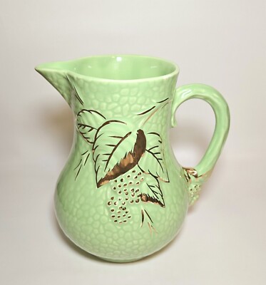 Vintage Wade Emerald & Golden Bramble Design Jug | eBay UK