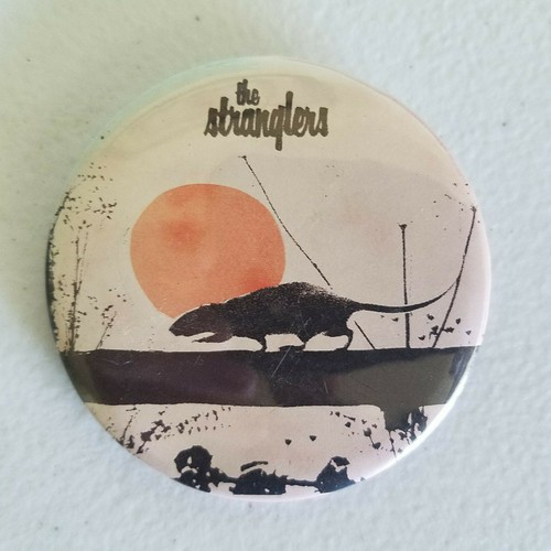 RARE The Stranglers Original 1977 Rats On The Road U.K. Vintage Button ...