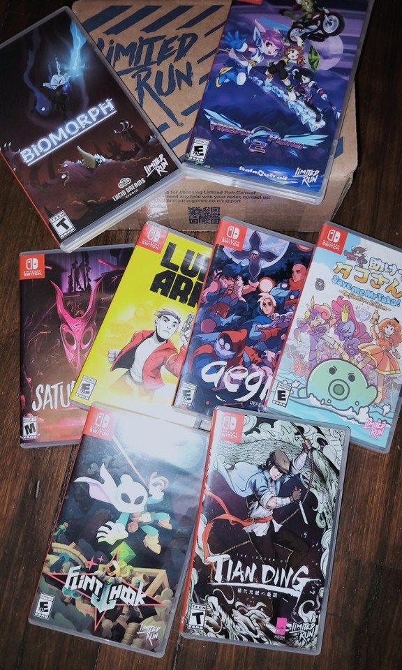 Limited Run Games Lot of 8 Nintendo Switch Video Games | eBay