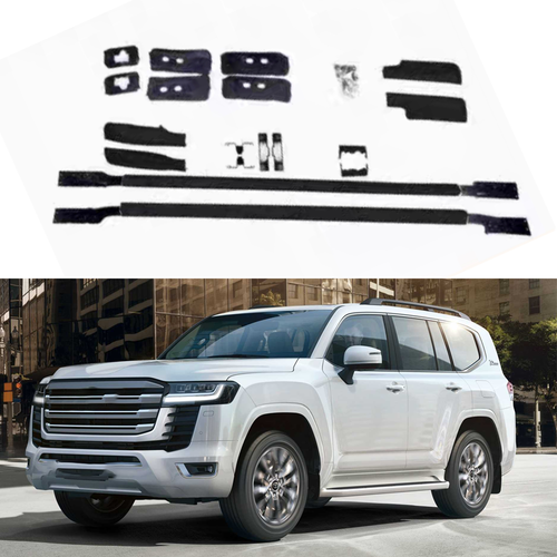 2PCS Roof Rail Rack Fit for Toyota Land Cruiser J300 LC300 2022-2025 ...