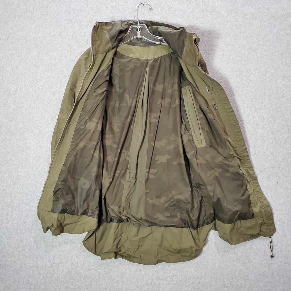 Lululemon Women Jacket Small Olive Fo Drizzle Rain Coat Hooded Full Zip ...