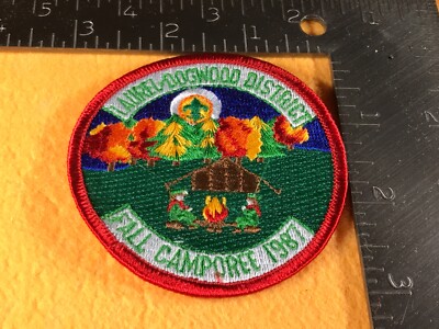 L2-14 BOY SCOUTS OF AMERICA PATCH - 1987 LAUREL-DOGWOOD DISTRICT FALL ...