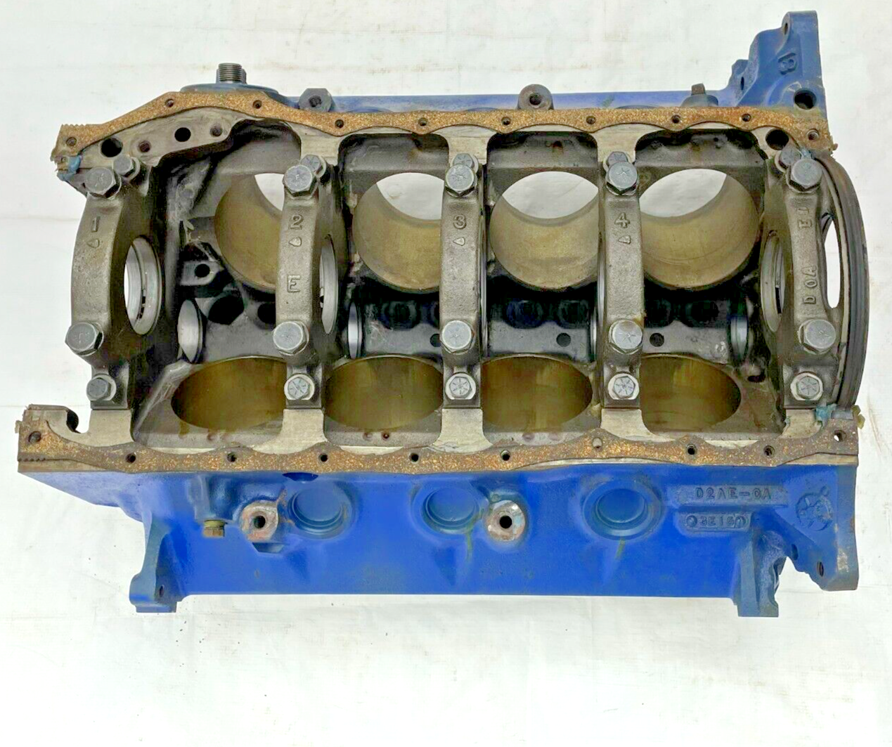 1970-1974 351 Cobra Jet Cleveland Engine Block CJ Standard Bore 4 Bolt ...