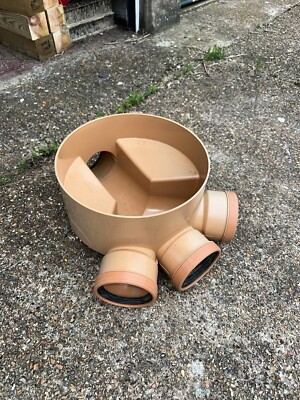 Osma Wavin Drain Drainage 110mm D/S MB S/C BASE Double 45 Chamber ...