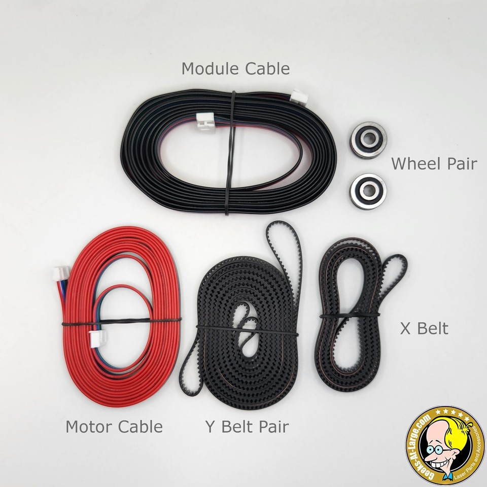 Complete xTool D1 Pro w/Extension Rails Repair Kits from Geeks At Large ...