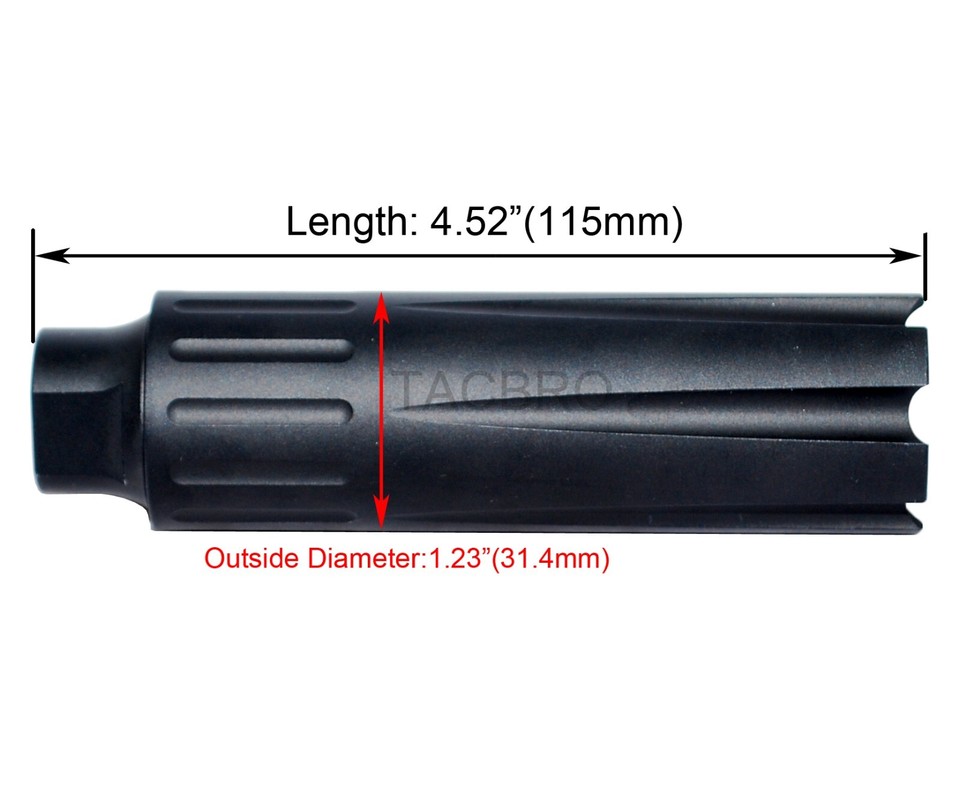 9MM Linear Compensator 1/2x28 Thread Pitch - Aluminum(7075-T6) | eBay