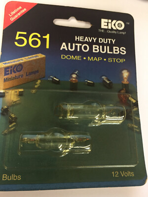 561 Eiko Auto Bulbs 12V 2 PK NOS | 12V | Aftermarket Branded