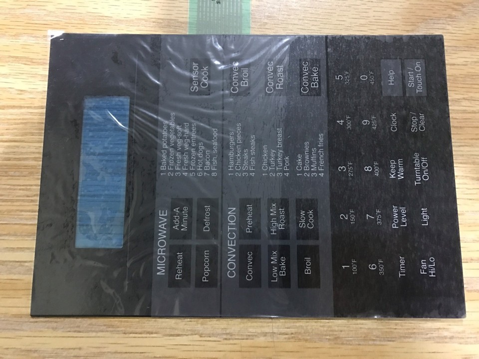 Sharp Microwave Touchpad FUNTKB450MREO | eBay