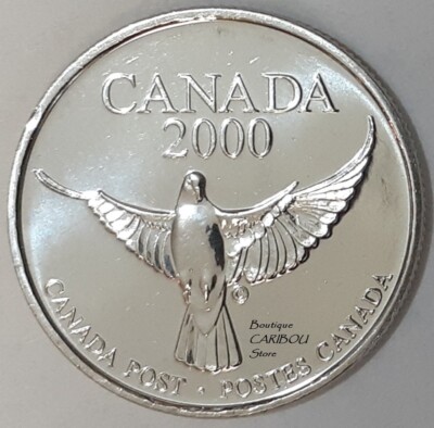 2000 Canada Post Millennium Dove Quarter-Sized Token | eBay