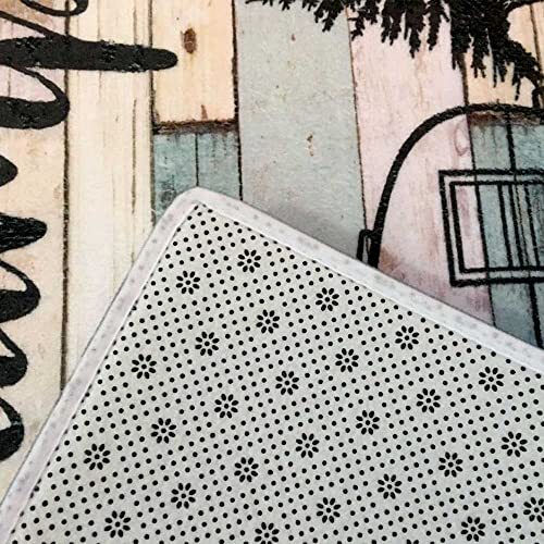 RV Campers Bath Mat Rustic Wooden Campers Bath Rug Camping RV Bathroom ...