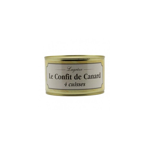 Confit de Canard du Sud Ouest 4 Cuisses. Conserve 1350 gr, Lagrèze | eBay