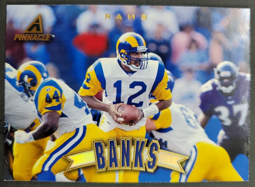 1997 Pinnacle Football Card Tony Banks Rams #65 FREE SHIPPING! | eBay