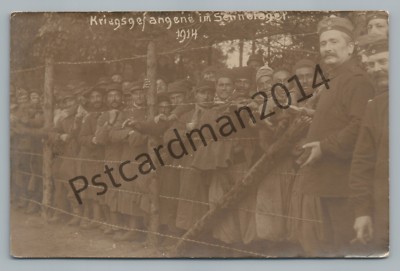 POW Camp—Sennelager Germany WWI Paderborn AK Turkish Ottoman Soldiers ...