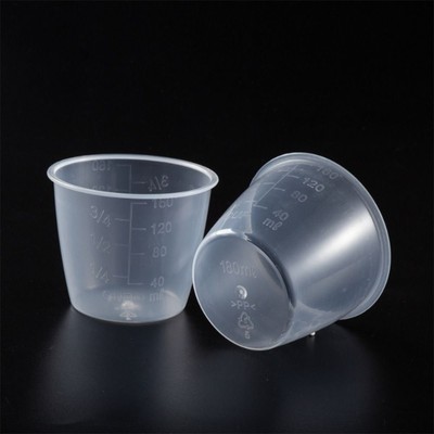 10 Pcs PP Measuring Cups Transparent Lab Measuring Cup Home | eBay