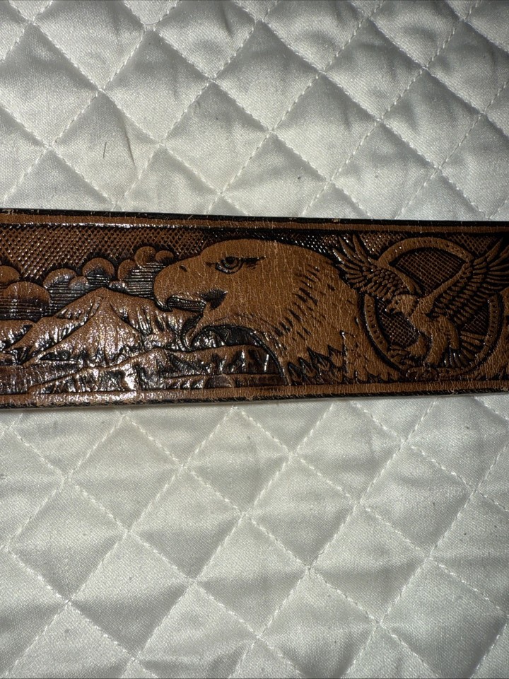 Tech Ether Guild "US" Solid Brass Vintage Belt Buckle with EAGLE BELT ...