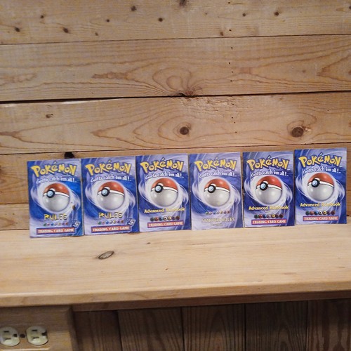 6 Vintage Pokemon Rules Booklets - Starter Rules, Version 1, Rules ...