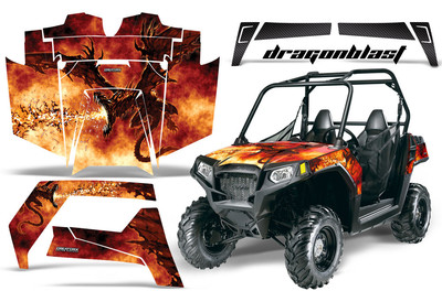 POLARIS RAZOR RZR 570 GRAPHICS KIT CREATORX DECALS DRAGONBLAST | eBay