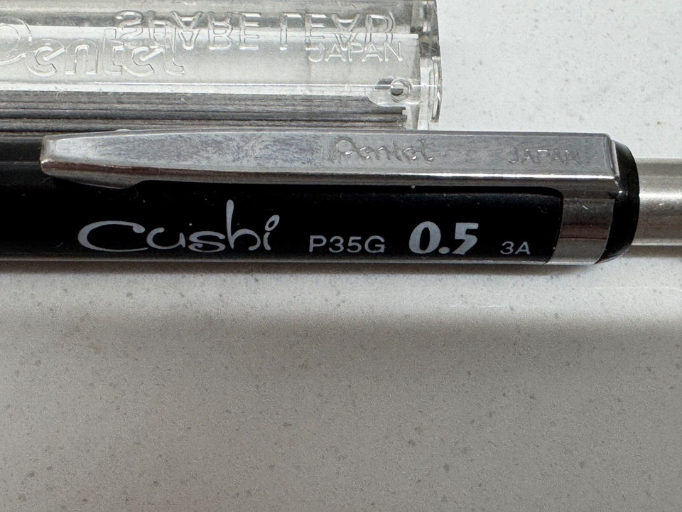 VINTAGE PENTEL PENCIL: "CUSHI" P35G 0.5mm - MADE IN JAPAN | eBay