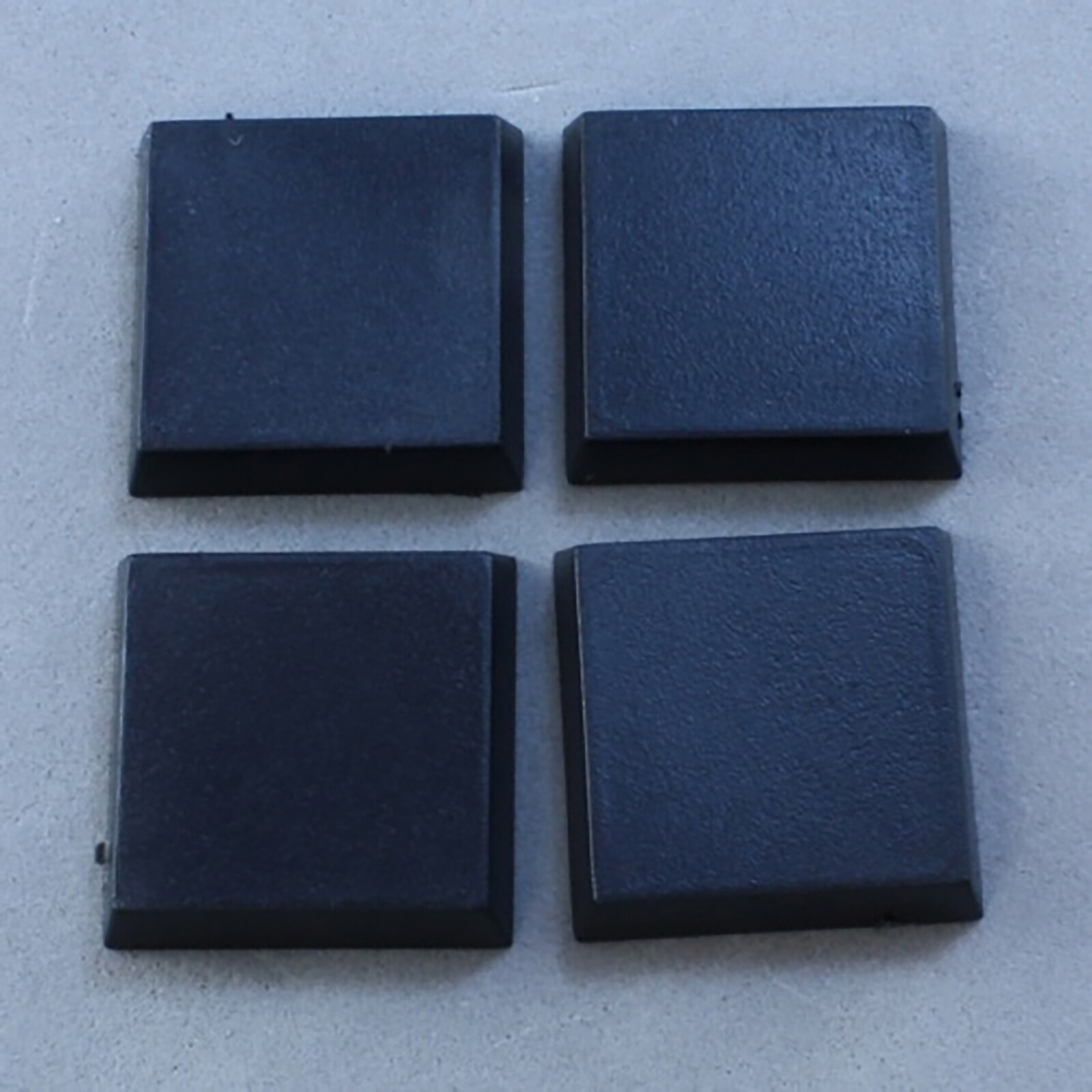 Basing Material and Textures Accessories: 20mm Square Plastic Flat Top ...