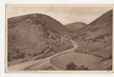The Bathing Pool, Carding Mill Valley Postcard, B185 | eBay