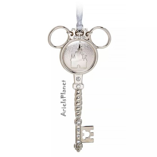Walt Disney World Parks Sketchbook Cinderella Castle Key Metal Ornament ...