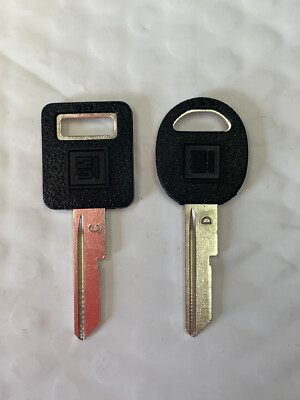 Original GM Logo Key Blank Set, C & D Keyways with Plastic Heads, OEM ...