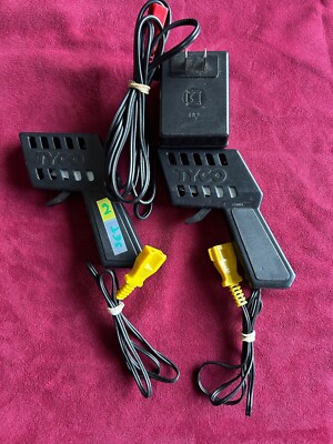 2 TYCO slot car controllers and adapter (set #2) | eBay