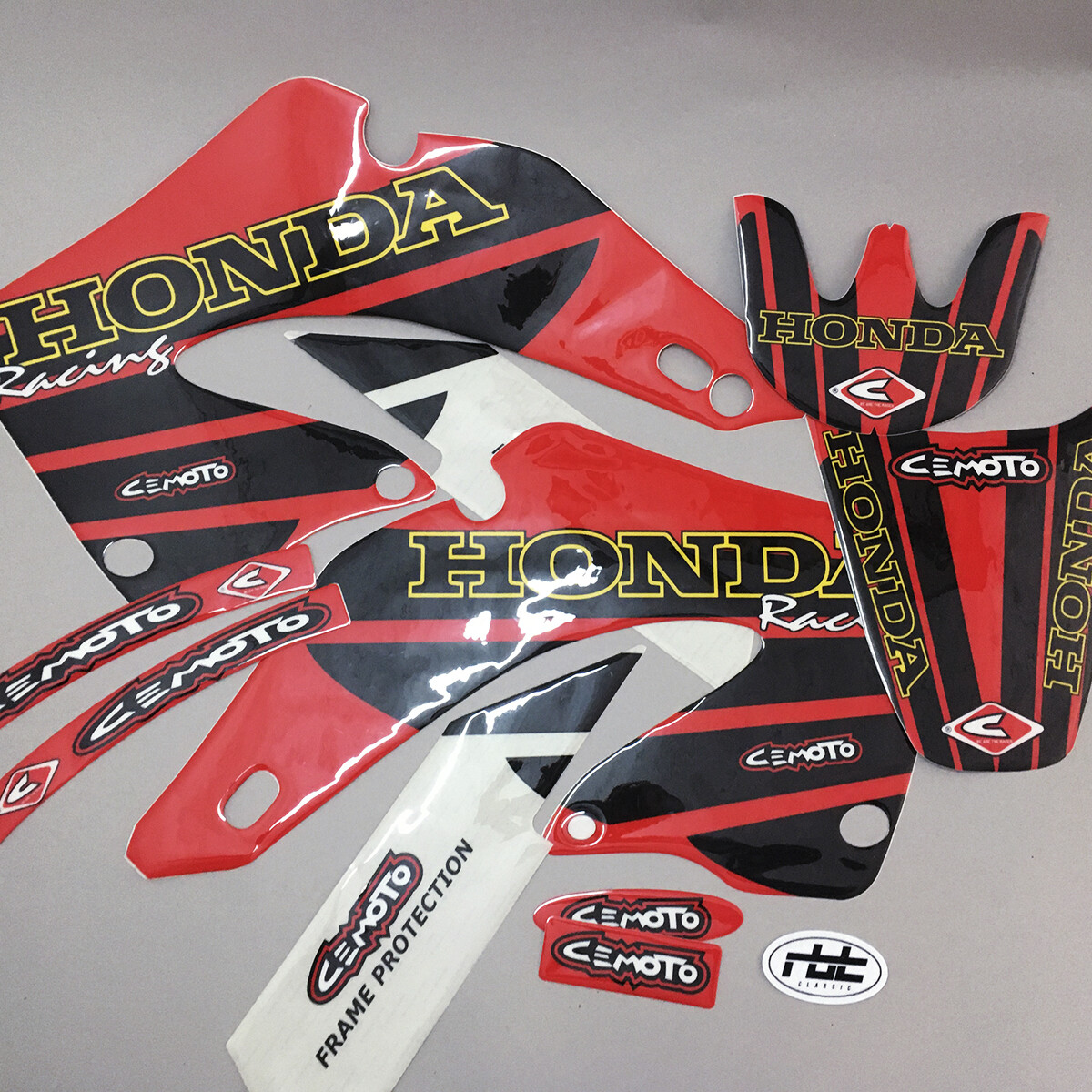00-01 CR125 CR250 Cemoto graphic kit CR 125 250 decal Honda HRC factory ...