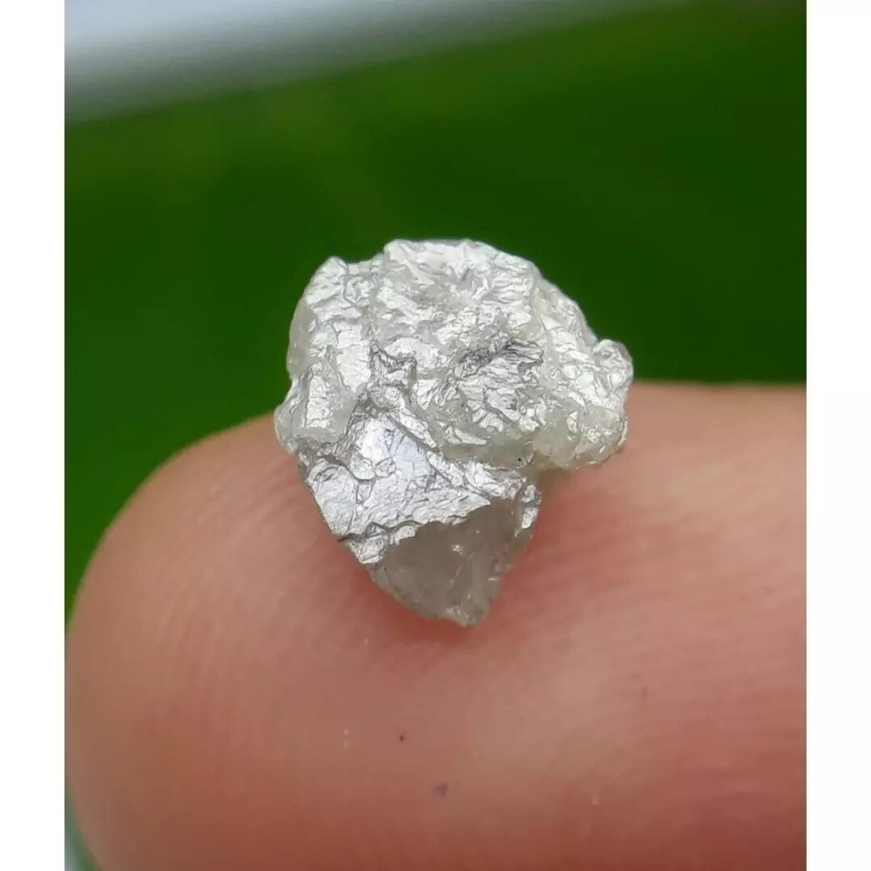 Natural Silver White Rough Diamond,1.30 Ct,Uncut Raw Diamond,Unique ...