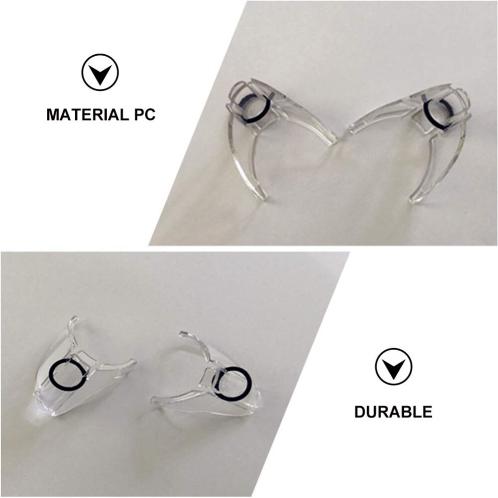 2PCS Windproof Eye Glasses Side Shields Clear Shields Side Women Men | eBay