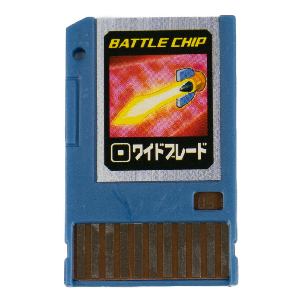 #F68-008 Rockman Megaman Advanced PET Battle Chip 051 Wide Blade | eBay