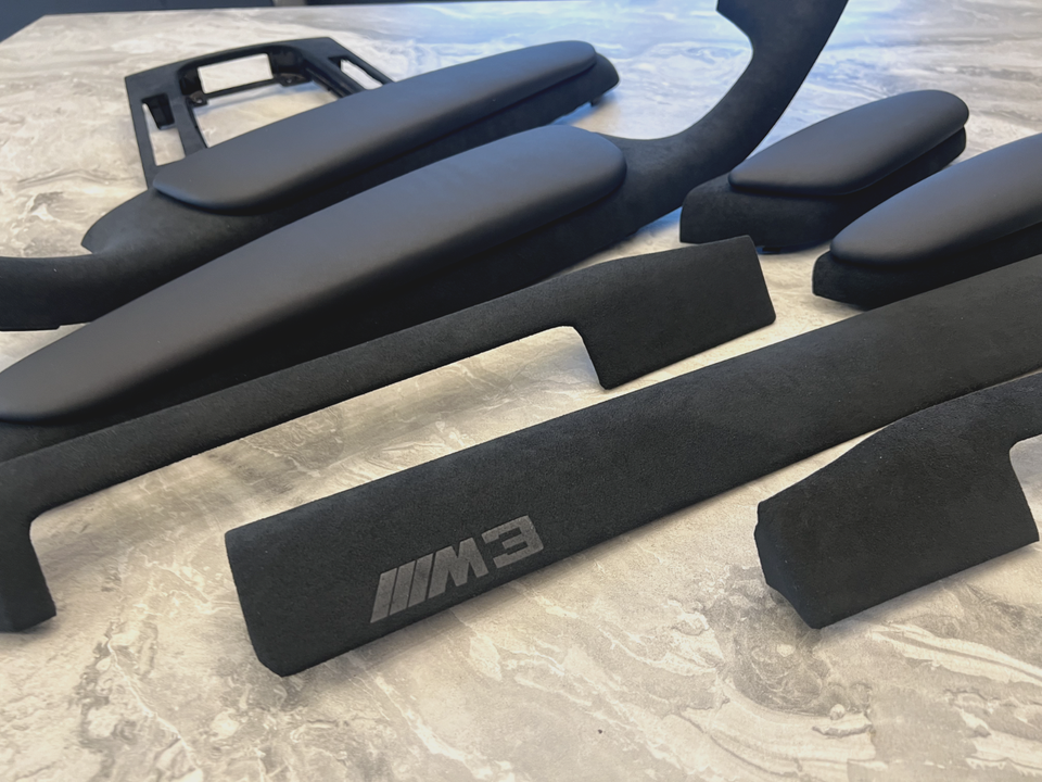 BMW E46 CABRIO Interior trim Set ALCANTARA + NAPPA DOOR ARMREST | eBay