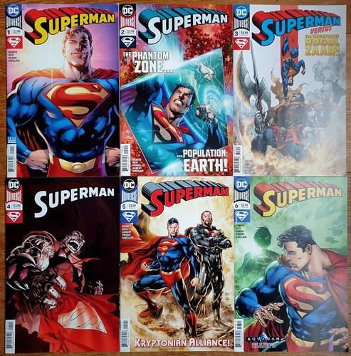 6 COMICS SUPERMAN N° 1 à 6 DC UNIVERSE 2018 BENDIS REIS | eBay