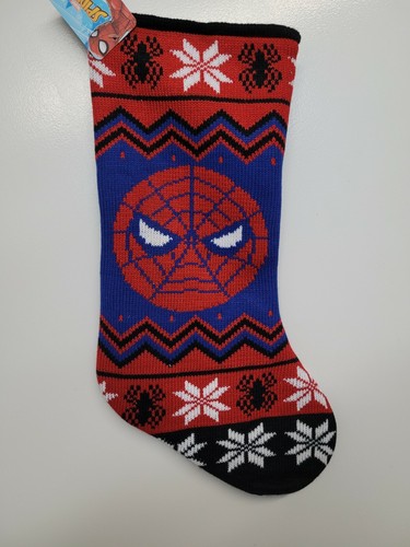 Marvel Spider-Man Knit 20" Christmas Stocking | eBay