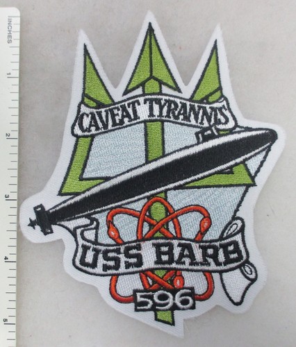 US NAVY SUBMARINE PATCH USS BARB SSN-596 SUB Insignia | eBay