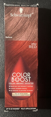 Schwarzkopf Color Boost In-Shower Vibrancy Booster - Red - 1 fl oz NIB ...
