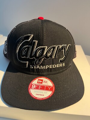 NEW ERA Calgary Stampeders CFL Hat Canadian Football League NWT OUTLAWS ...