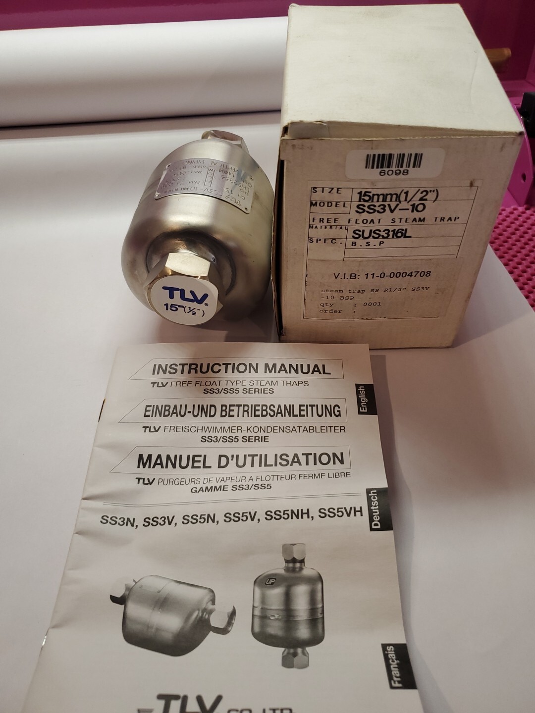 TLV SS3V-10 DN 15 Steam Trap | eBay