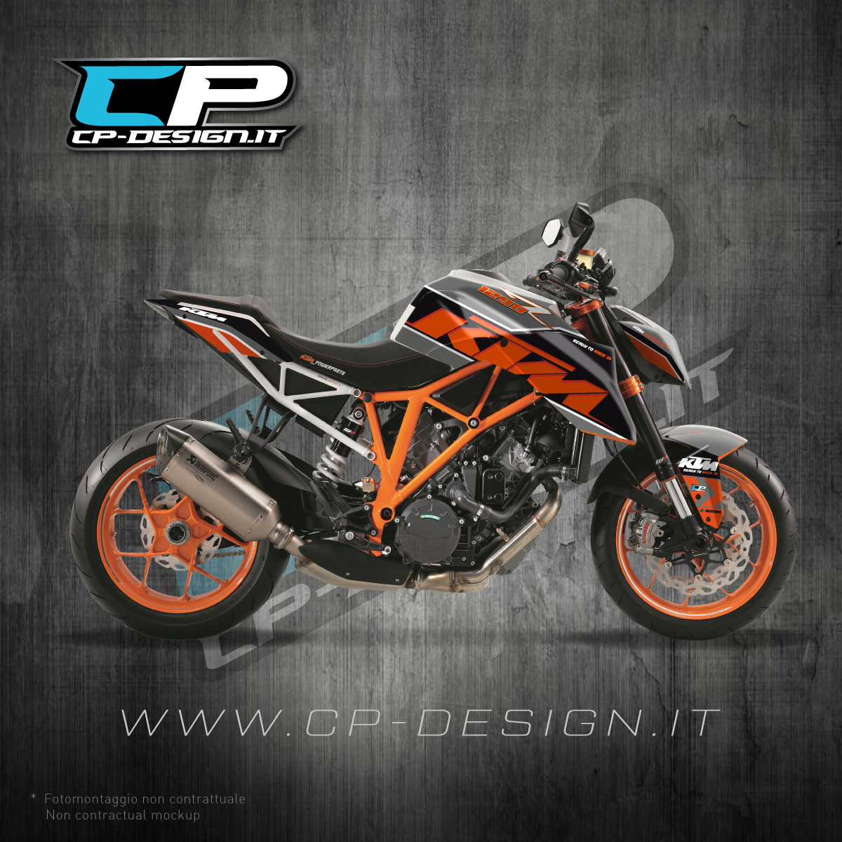 Kit Grafiche KTM 1290 SUPER DUKE R 2013 2014 2015 2016 Stripe 1 Sticker ...