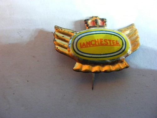 LANCHESTER Car: Very Old Lapel Badge,probably.1950s..tinplate/tinlitho ...