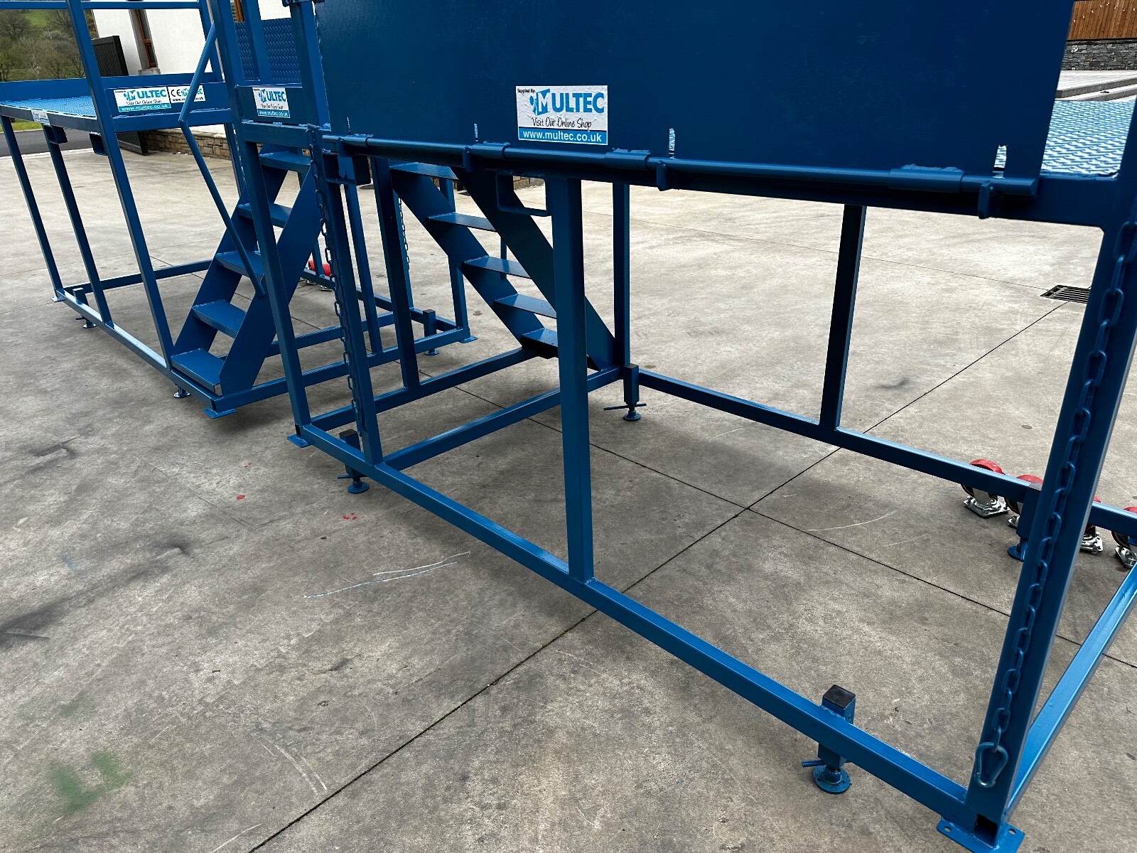 8Ft x 4Ft Mobile Access Platform (Unloading Lorry Trailer Steps) | eBay UK