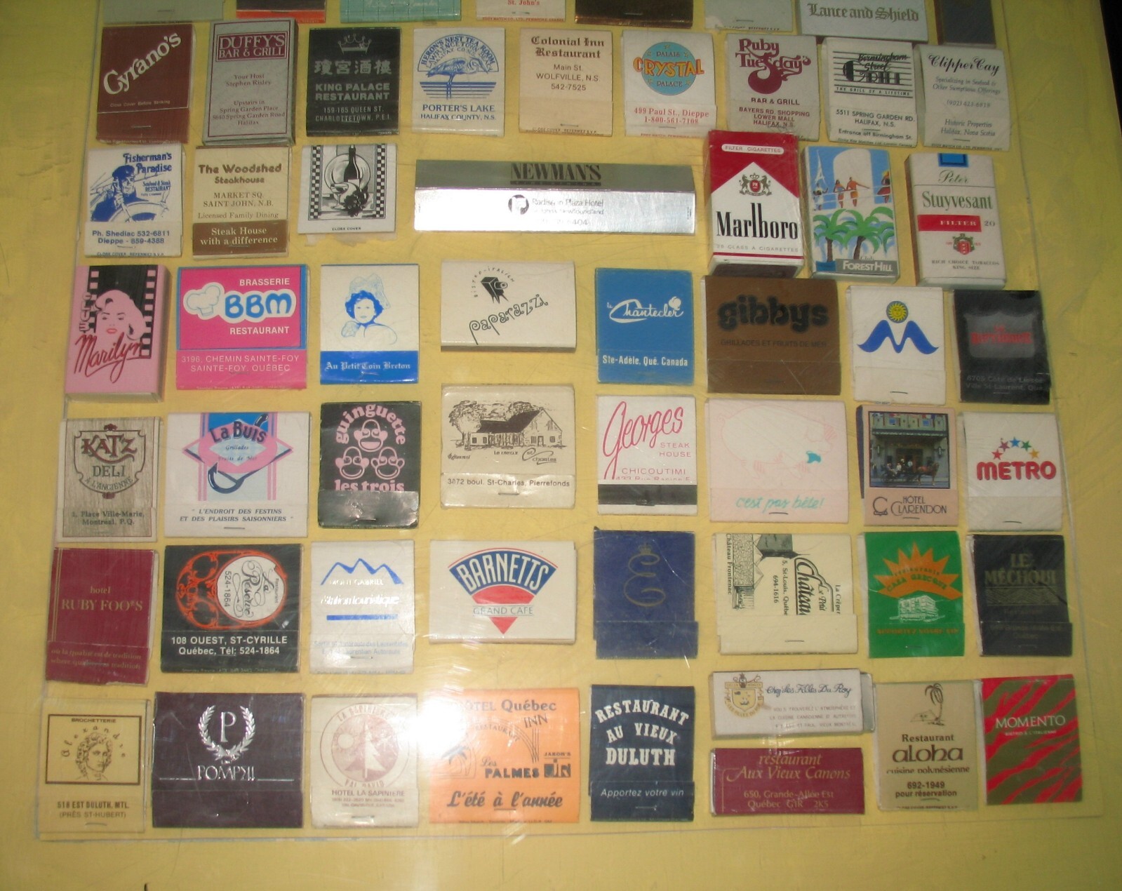 Matchbooks Collection - Lot Framed 89 EA. - New All USA- | eBay